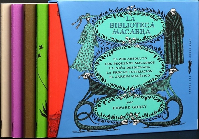 NARRATIVA UNIVERSAL : LA BIBLIOTECA MACABRA (ESTUCHE CON CINCO VOLÚMENES)